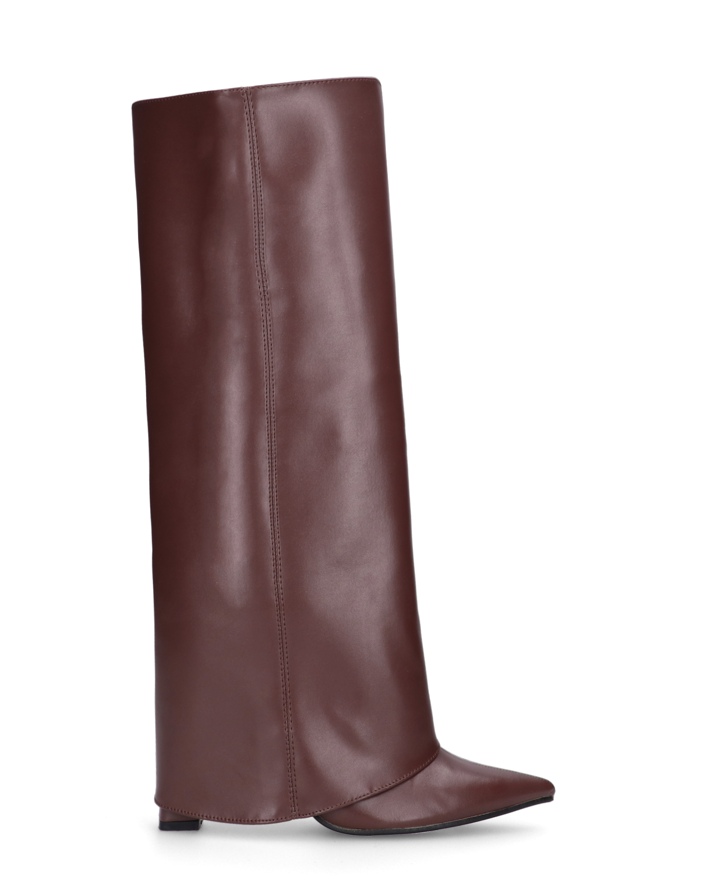 FEDRIKA - Stivale 2 in 1 in ecopelle marrone: da stivale alto a stival ...